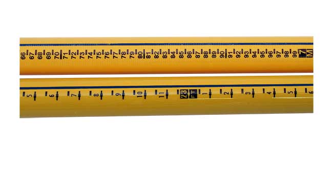 Utility Solutions USTS-035-EM BLUE STRIPE® Measuring Stick - Powertech ...
