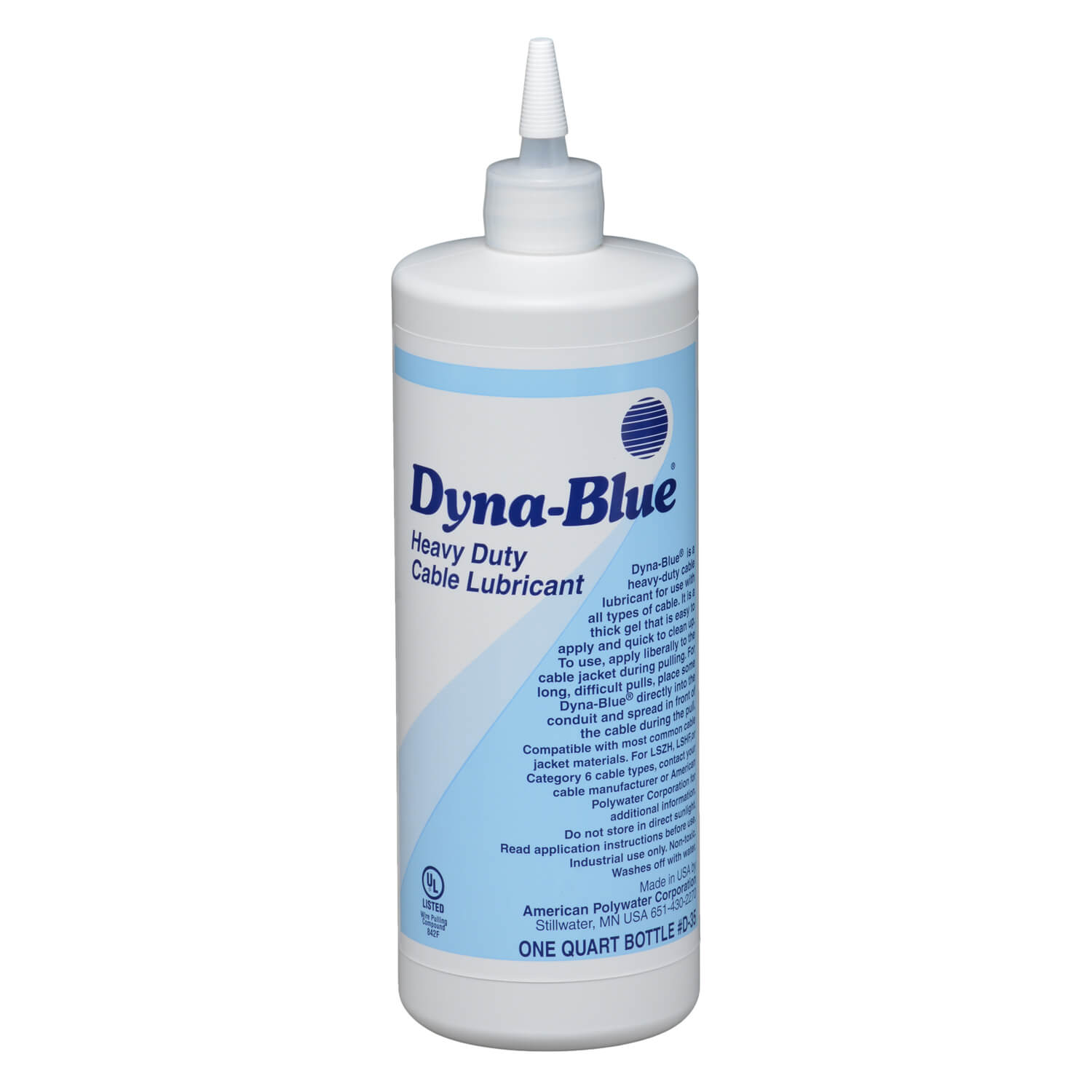 Polywater® D-35 Dyna-Blue® Cable Pulling Lubricant - Powertech Associates