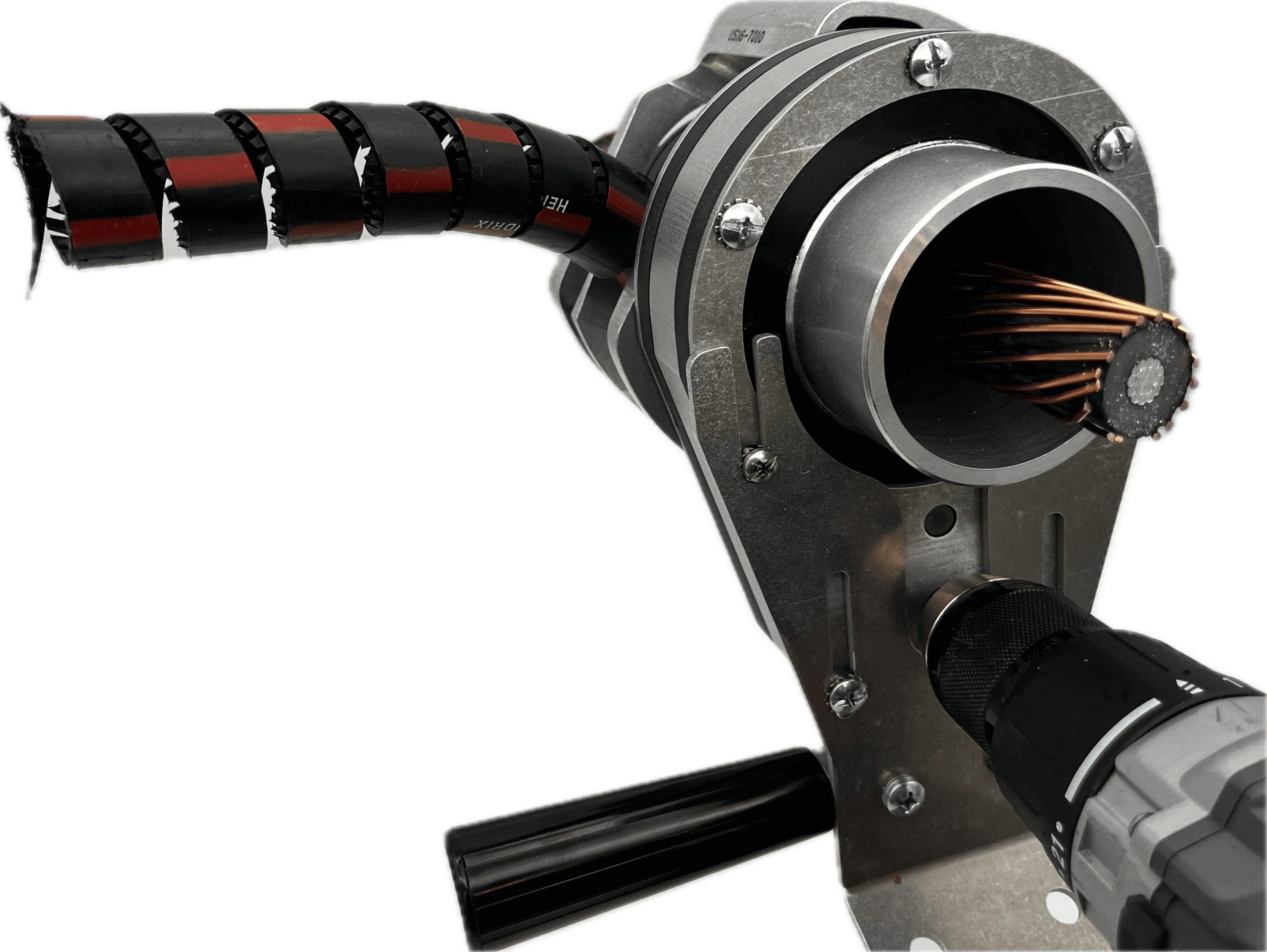 Ripley UtilityTool® US16 MAX Large-Size Cable Drill Operated Jacket ...