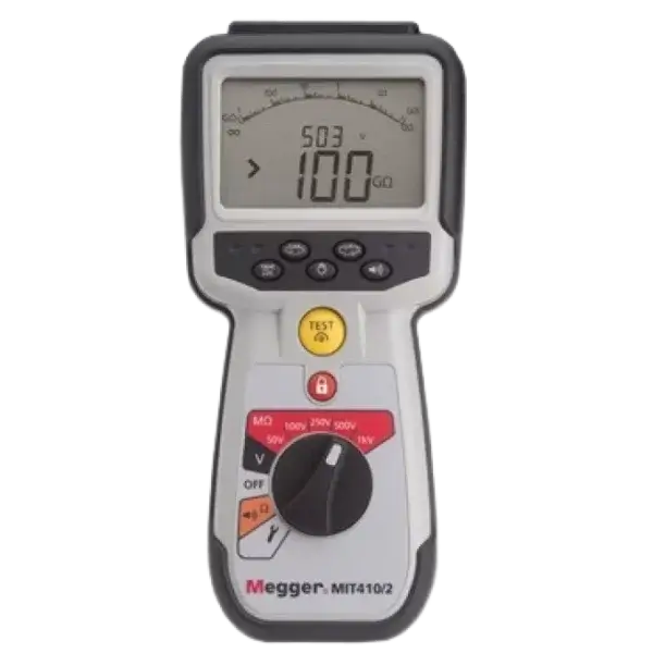 Megger MIT410/2 CAT IV Insulation Tester - Powertech Associates