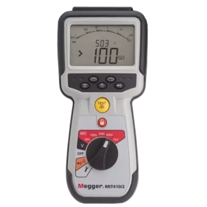 Megger MIT410/2 CAT IV Insulation Tester - Powertech Associates