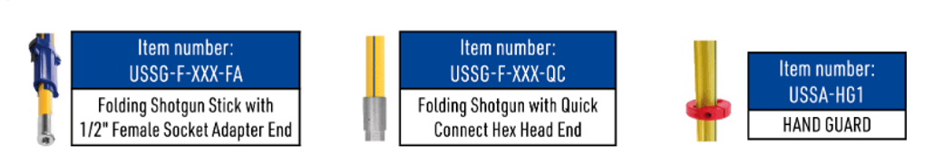 Utility Solutions USSG-F-012-SE Folding Shotgun Stick - Powertech ...