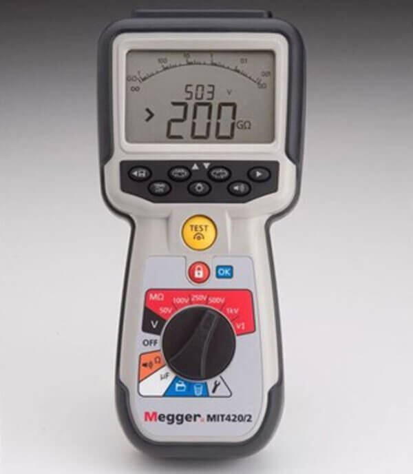 Megger MIT420/2 CAT IV Insulation Tester - Powertech Associates